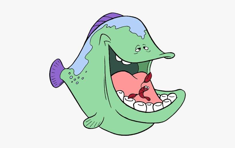 Clipart Fish Little Mermaid - Little Mermaid Fish Singing PNG Image ...