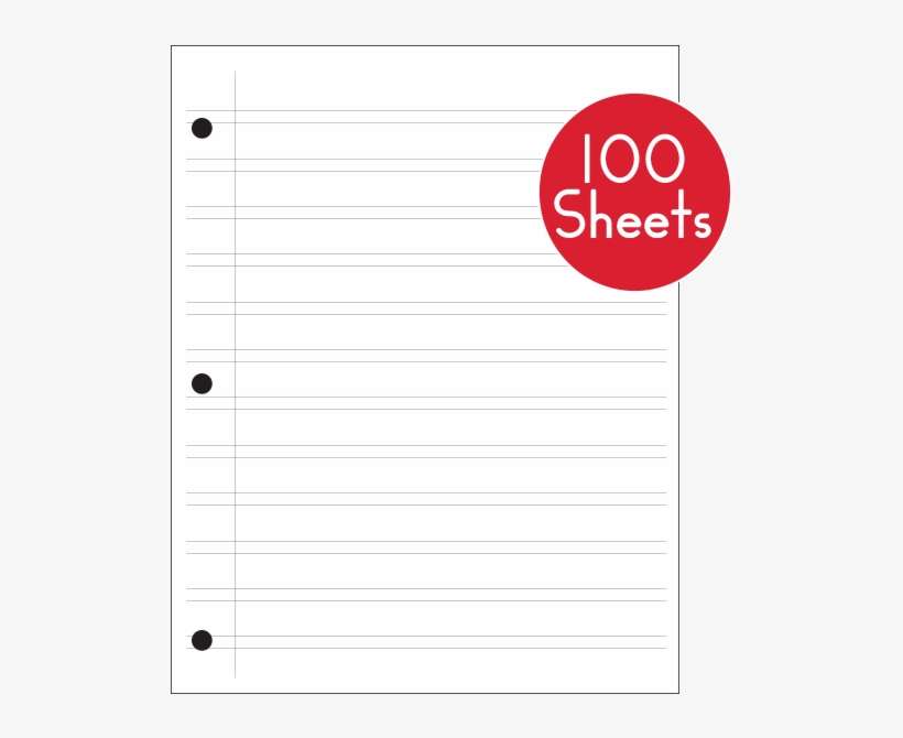 Regular Notebook Paper - Notebook Lines Type PNG Image | Transparent ...
