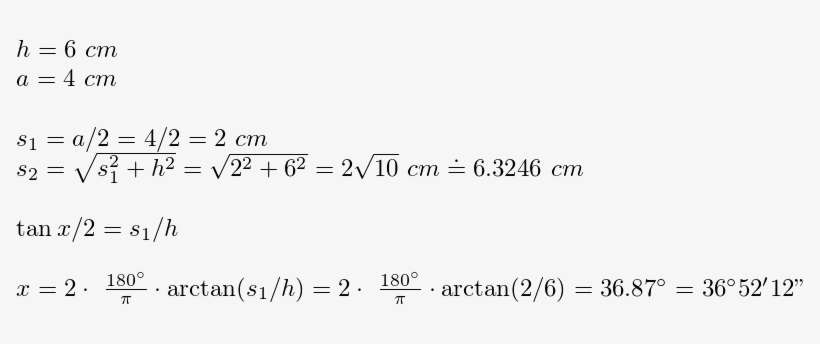 Example Regular Quadrangular Pyramid - Mathematics PNG Image ...