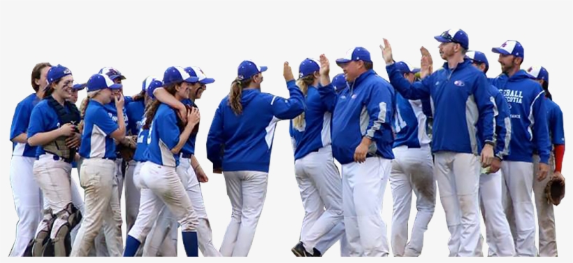 Download Female Baseball - " - Huddle | Transparent PNG Download | SeekPNG