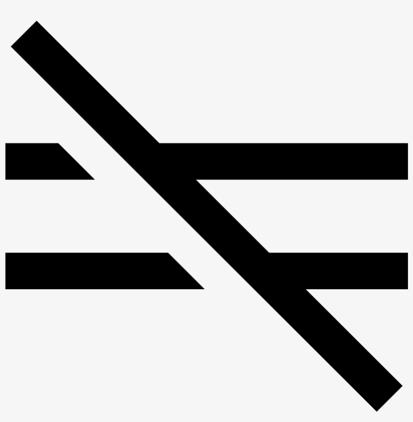 Not Equal Icon - Icon PNG Image | Transparent PNG Free Download on SeekPNG