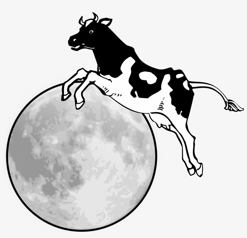 This Free Icons Png Design Of The Cow Jumps Over The PNG Image ...