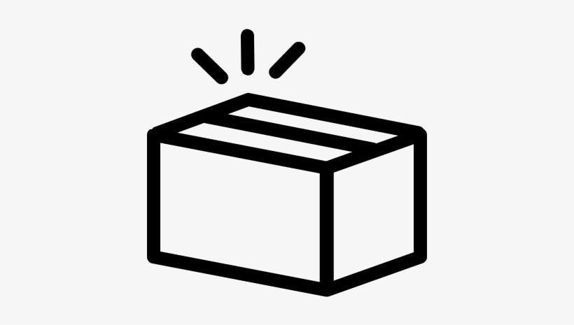 Download Closed Box Outline In Side View Vector - Box | Transparent PNG ...