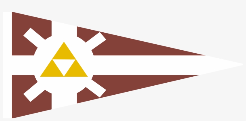 Pennant Of Hyrule Ww - Triangle PNG Image | Transparent PNG Free ...