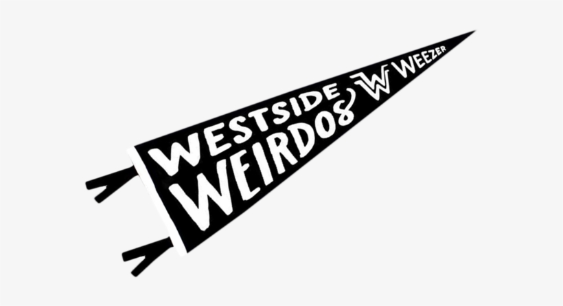 Westside Weirdos Pennant - Stencil PNG Image | Transparent PNG Free ...