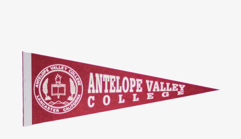 Avc Pennant Flag With Seal - Antelope Valley College Pennant PNG Image ...