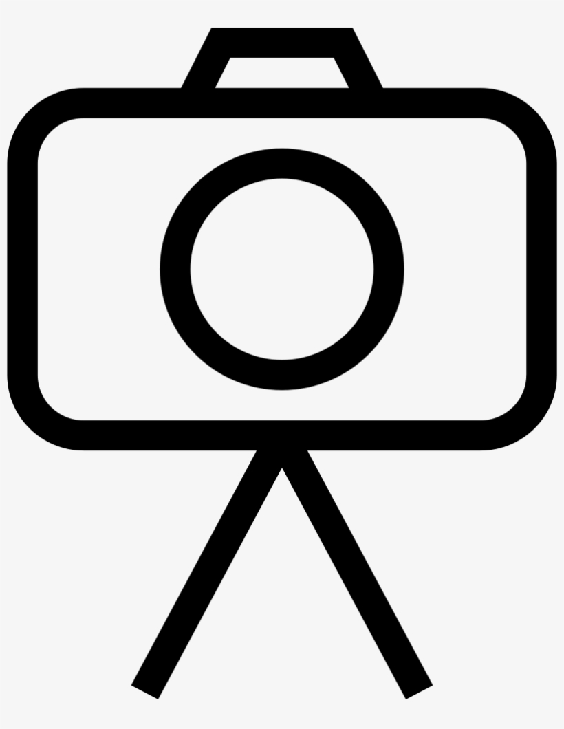 Download Photo And Video Camera Outline On A Tripod Comments - Camera ...