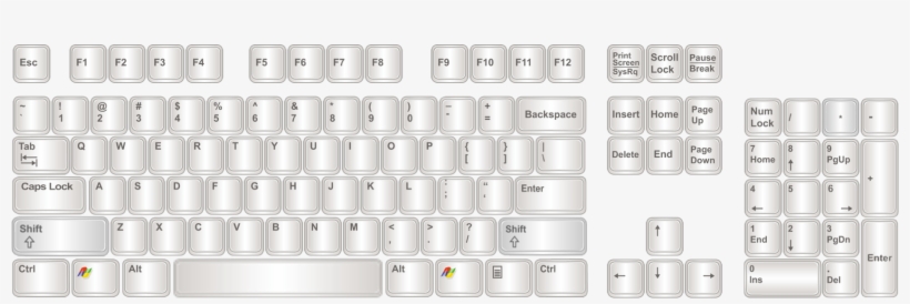Pc Keyboard - Computer Keyboard PNG Image | Transparent PNG Free ...