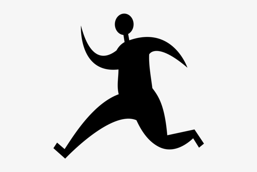 Logo, Sign, Icon, Human, Running, Template, Shape - Old English Letter ...