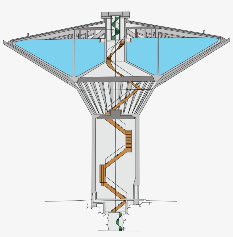 Open - Water Tower Cross Section PNG Image | Transparent PNG Free ...