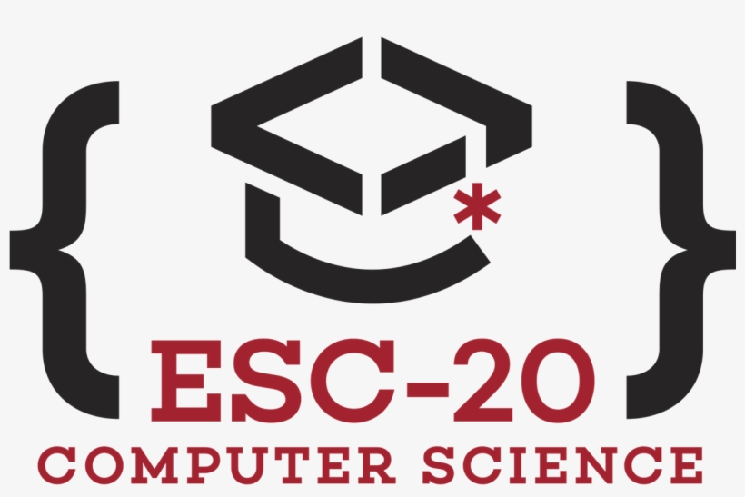 Graduation Cap Within Coding Symbols And Esc-20 - Computer Science PNG ...