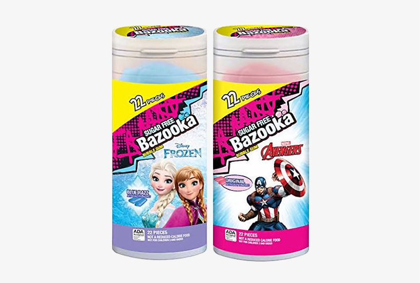 Disney Frozen & Avengers Bazooka Sugar Free Bubble - Sugar Free Bubble ...