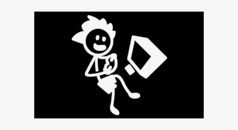 Download Gamer Boy $4 - Stick Figure Gamer | Transparent PNG Download ...