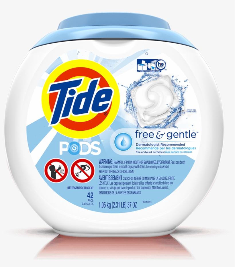 Tide Pods® - Tide Pods Free And Gentle PNG Image | Transparent PNG Free ...