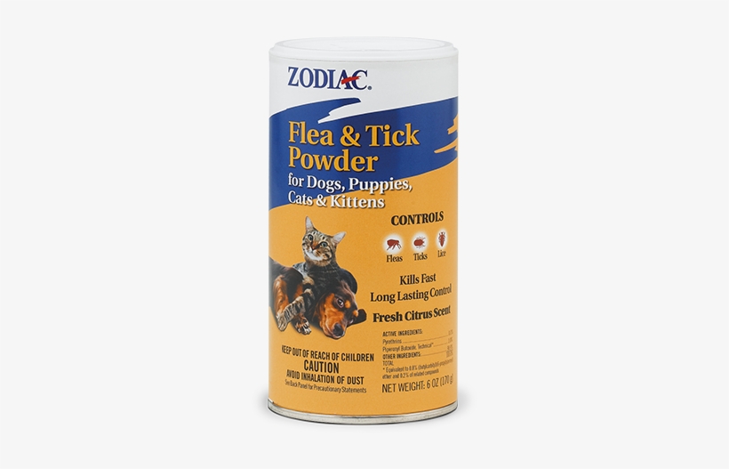 1515355132 - Zodiac - Flea & Tick Powder For Dogs PNG Image ...