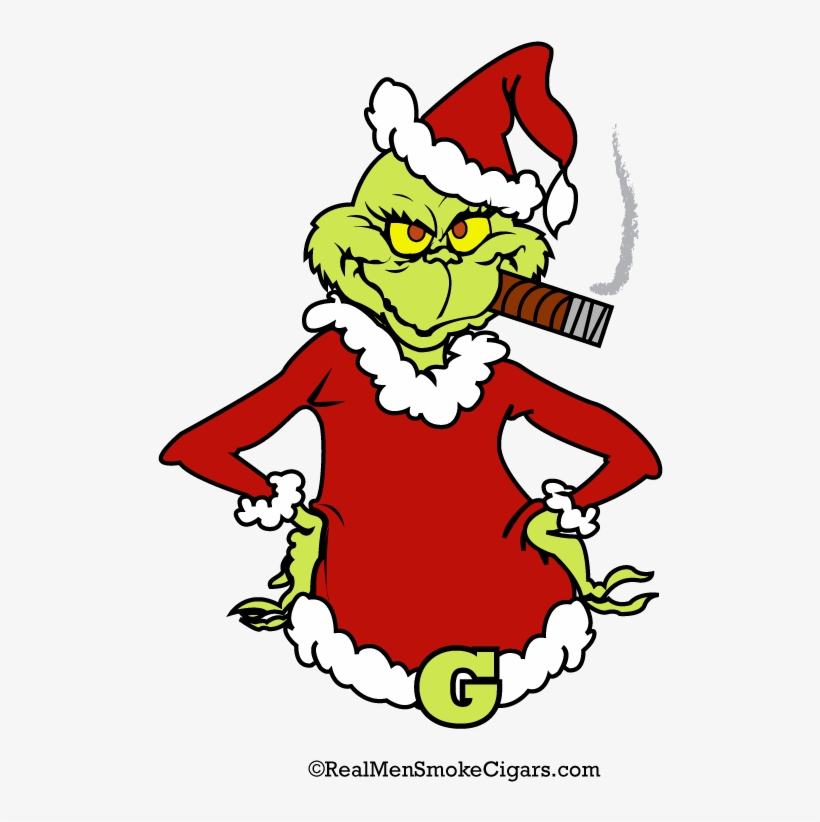 The Cigar Grinch Shirt - Grinch Who Stole Christmas PNG Image ...