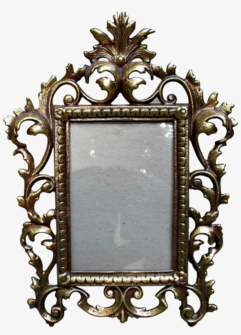 This Is A Vintage Rococo Style, Heavy Metal Picture - Red Picture ...