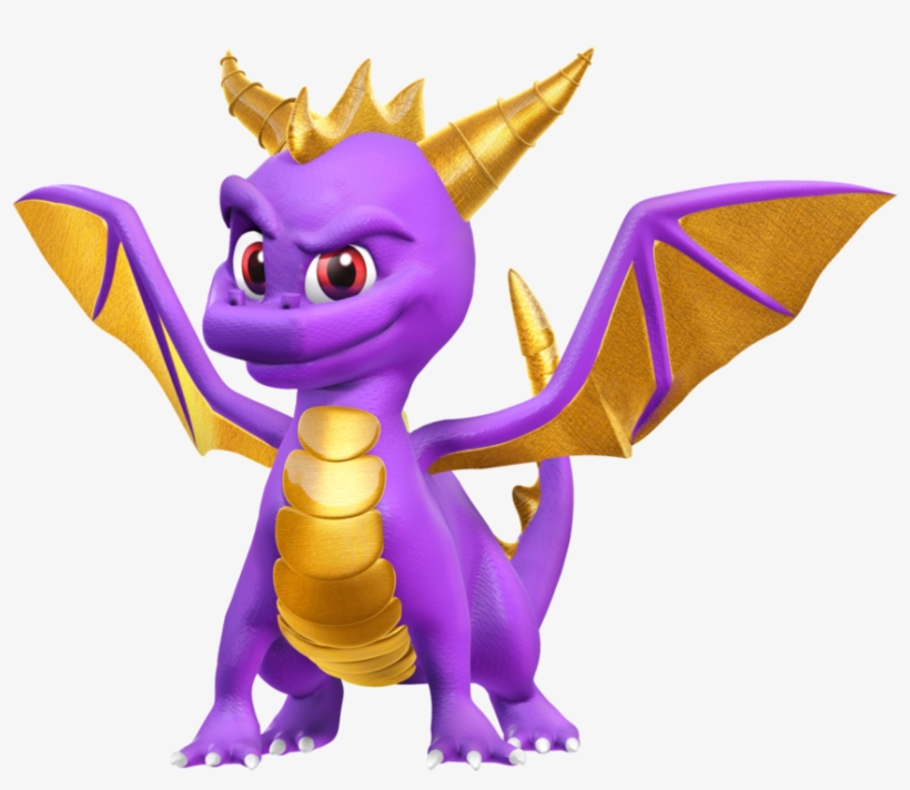 Spyro The Dragon Render By Nibroc Rock-d94dgvv - Spyro Super Smash Bros ...