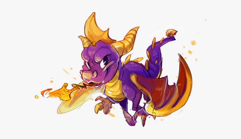 Spyro By Shantyland - Spyro Deviantart PNG Image | Transparent PNG Free ...