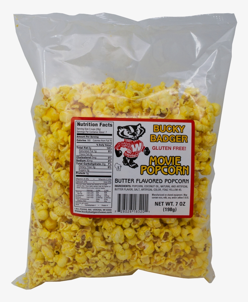 Bucky Badger Movie Popcorn - Bucky Badger PNG Image | Transparent PNG ...
