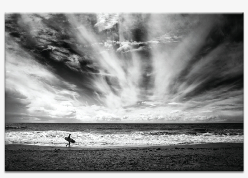 The Lonely Surfer - Trademark Art 'the Loneliness Of A Surfer ...