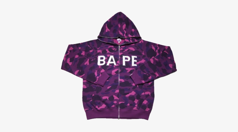 Download Bape Hoodie Purple Psd - Purple Bape Zip Up Hoodie ...