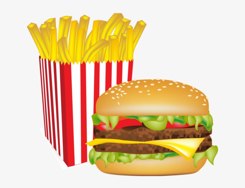 Burger Vector Fry - Hamburger Clipart PNG Image | Transparent PNG Free ...