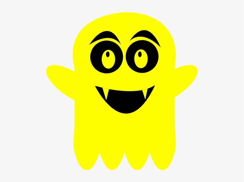 Yellow Ghost Clip Art - Yellow Ghost PNG Image | Transparent PNG Free ...