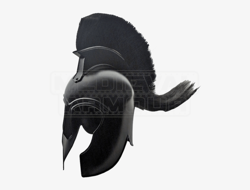 Black Plumed Trojan Helm - Mohawk Helmet For Sale PNG Image ...