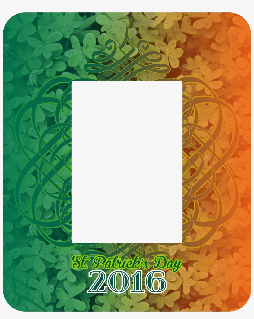 Print File - Transparent St Patrick Frames PNG Image | Transparent PNG ...