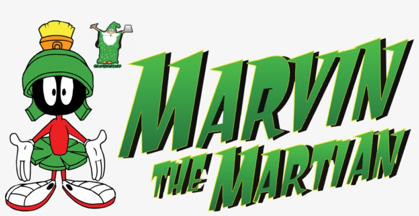Marvin The Martian And Logo - Marvin The Martian Logo Png PNG Image ...