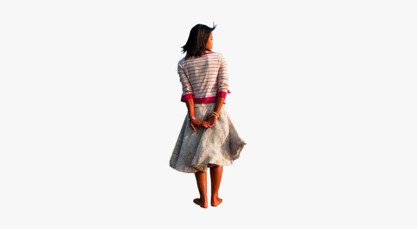 Download Girl From Back Side Cutout Png Photoshop Rendering - Girl Back ...