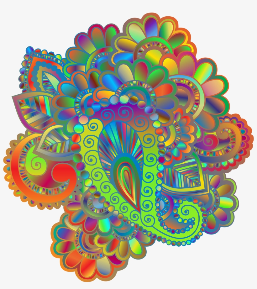 Download This Free Icons Png Design Of Prismatic Henna Tattoo ...
