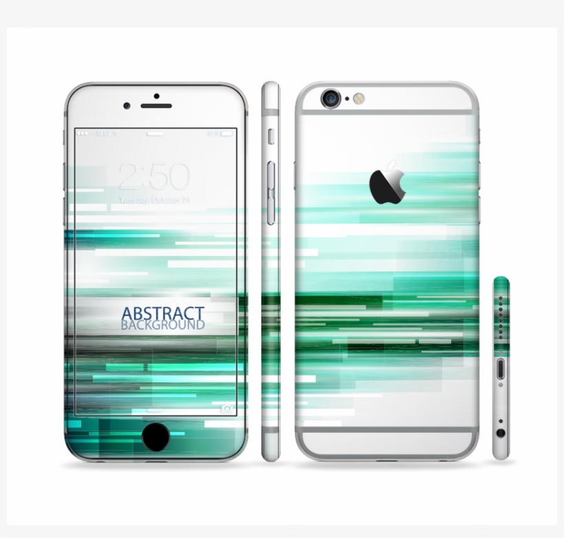 The Green Abstract Vector Hd Lines Sectioned Skin Series - Iphone PNG ...