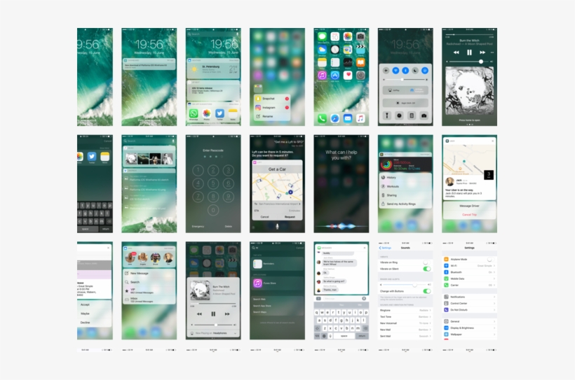 Download Free Vector Ios10 Gui Kit - Apple Iphone 7 - 32 Gb - Rose Gold ...