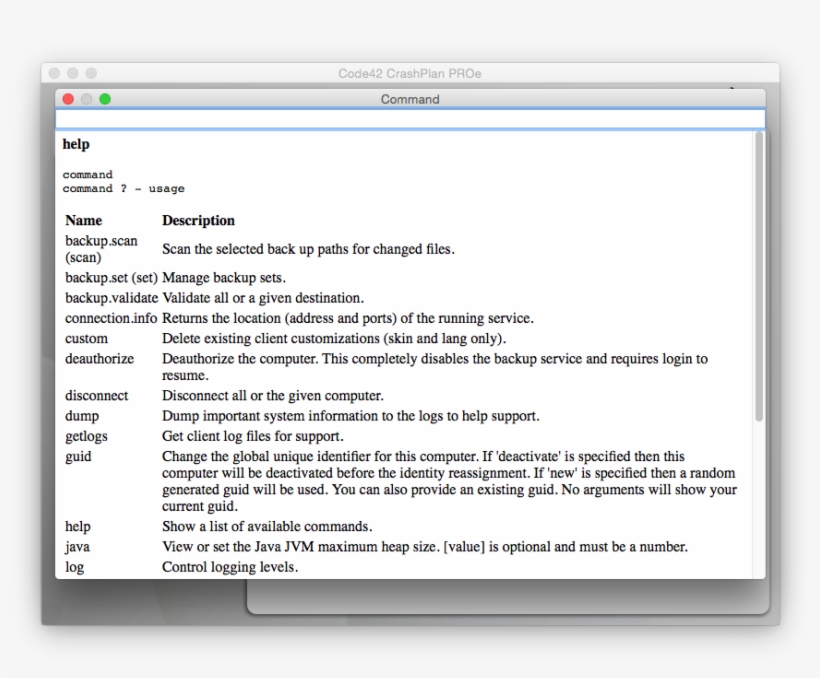 Crashplan Command Line Interface - Switching Between Command Prompt And ...