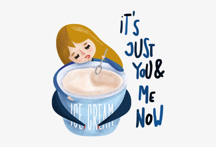 Girl Problems Stickers Messages Sticker-1 - Cartoon PNG Image ...