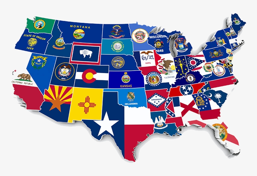 Download State Flags - All The State Flags | Transparent PNG Download ...