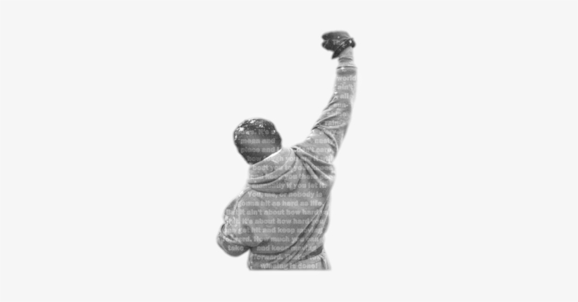 Rocky Statue Png Banner Transparent - Rocky Balboa Poster PNG Image ...