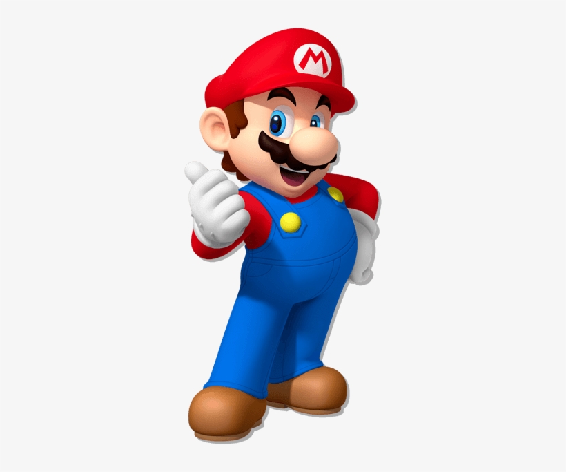 Download Mario - Super Mario Thumbs Up | Transparent PNG Download | SeekPNG