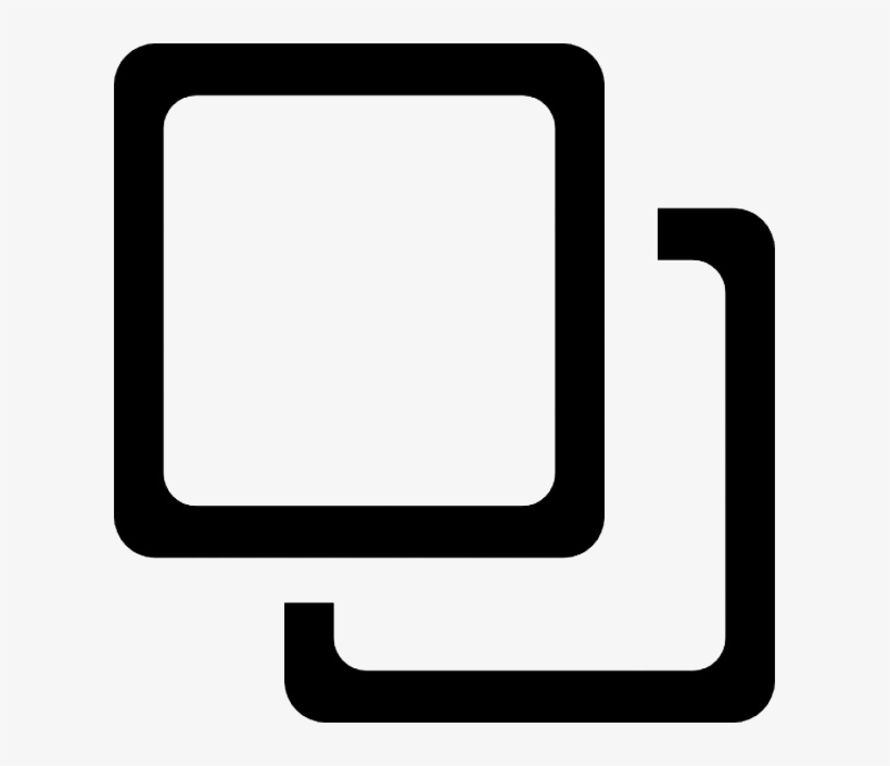 Download - Square Overlapping Icon PNG Image | Transparent PNG Free ...