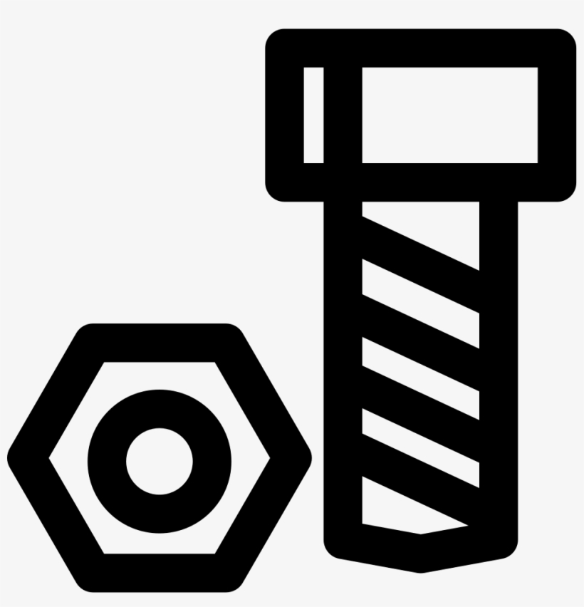 Bolt And Nut Comments - Nuts And Bolts Icon PNG Image | Transparent PNG ...