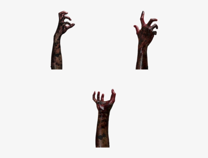 Share This Image - Scary Zombie Arm Reaching Upwards On White Wine ...