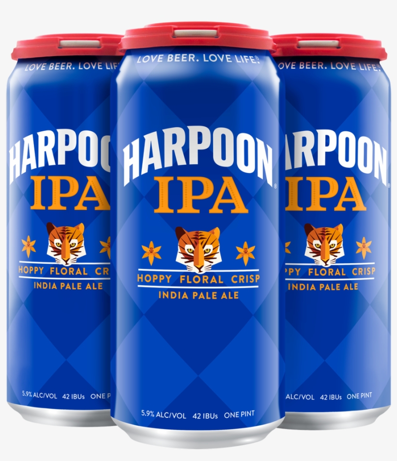 Harpoon Ipa 16oz 4 Pack Paktech Cans, Pdf - Harpoon India Pale Ale - 12 ...
