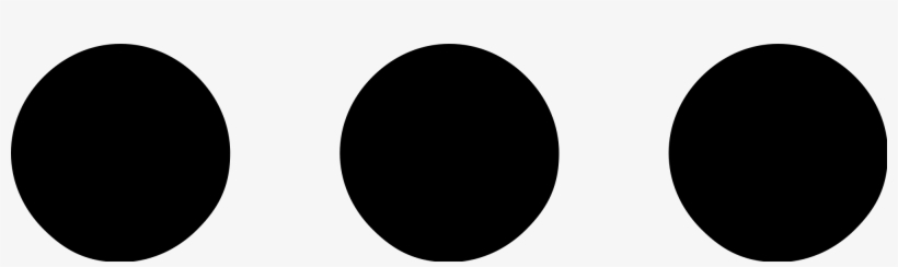 Open - 3 Black Dots Png PNG Image | Transparent PNG Free Download on ...