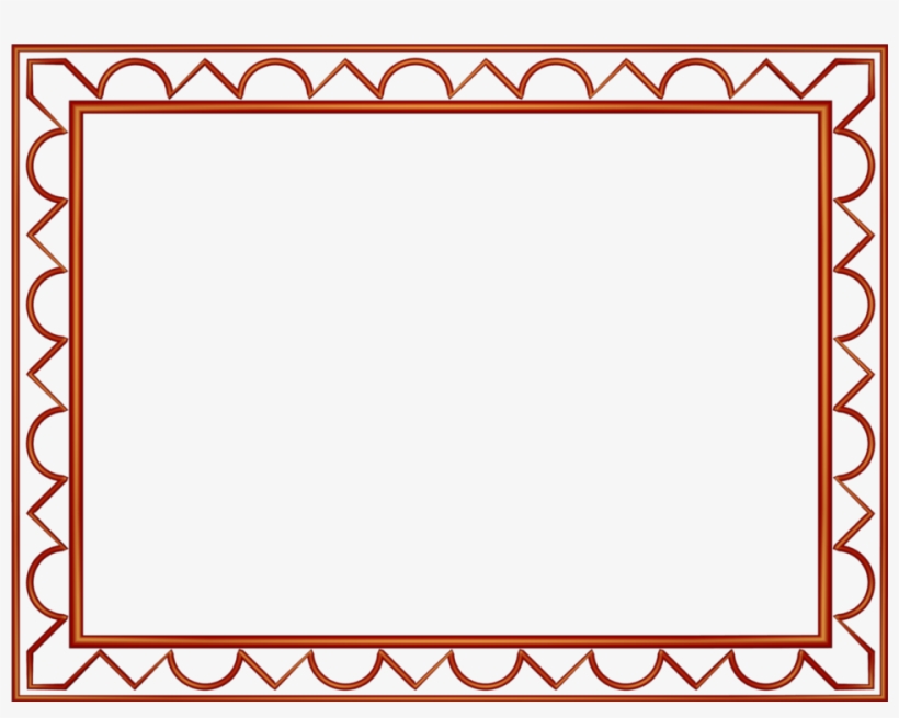 Download Elegant Border Frame - Transparent Background Tag Outline ...