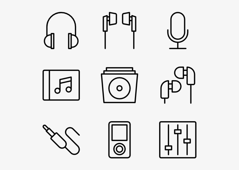Download Sound 36 Icons - Hobbies Icon | Transparent PNG Download | SeekPNG