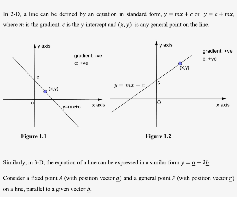 1 Vector Equation Of A Line - Cve:png PNG Image | Transparent PNG Free ...