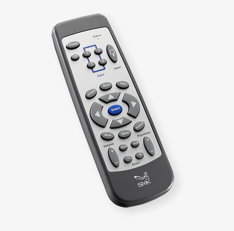 Universal Projector Remote Control - Dlp Projector Remote Control PNG ...