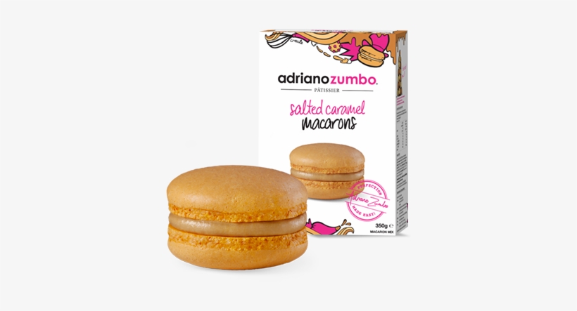 Salted Caramel Macaron - Zumbo Baking Salted Caramel Macarons PNG Image ...